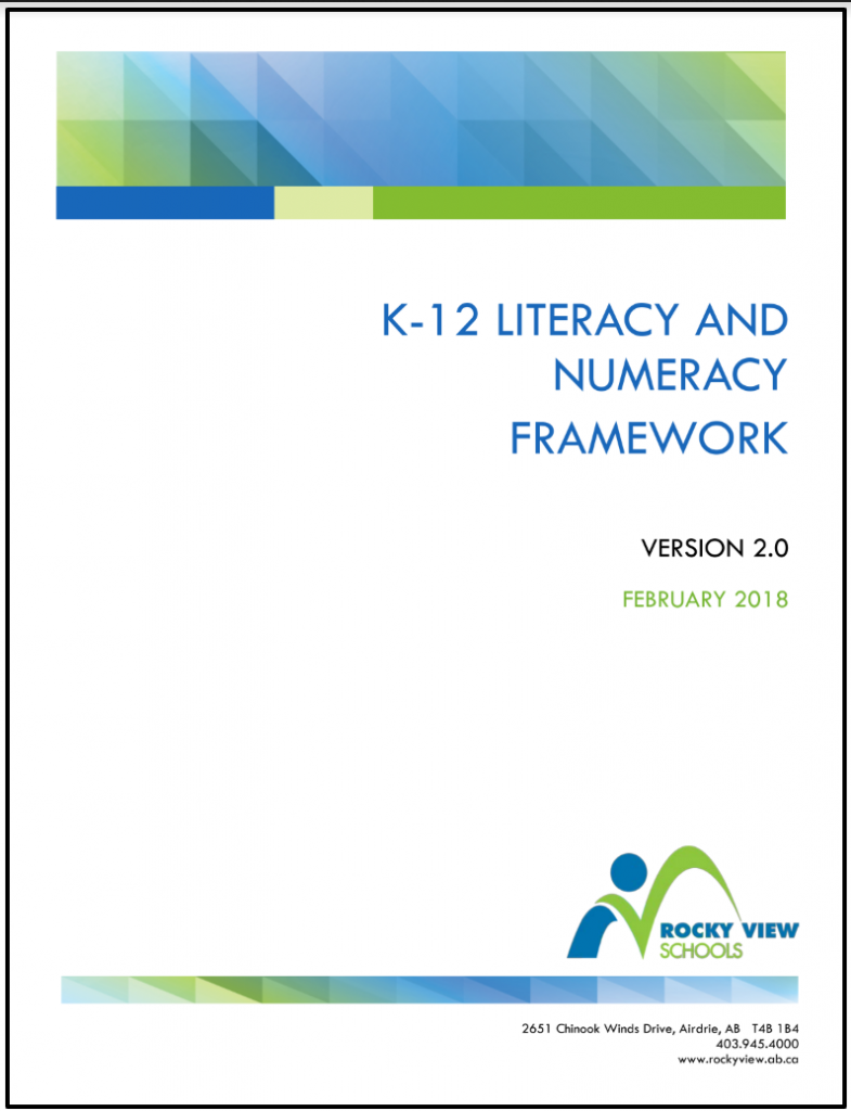 Literacy and Numeracy Programming - Alberta Regional Professional ...